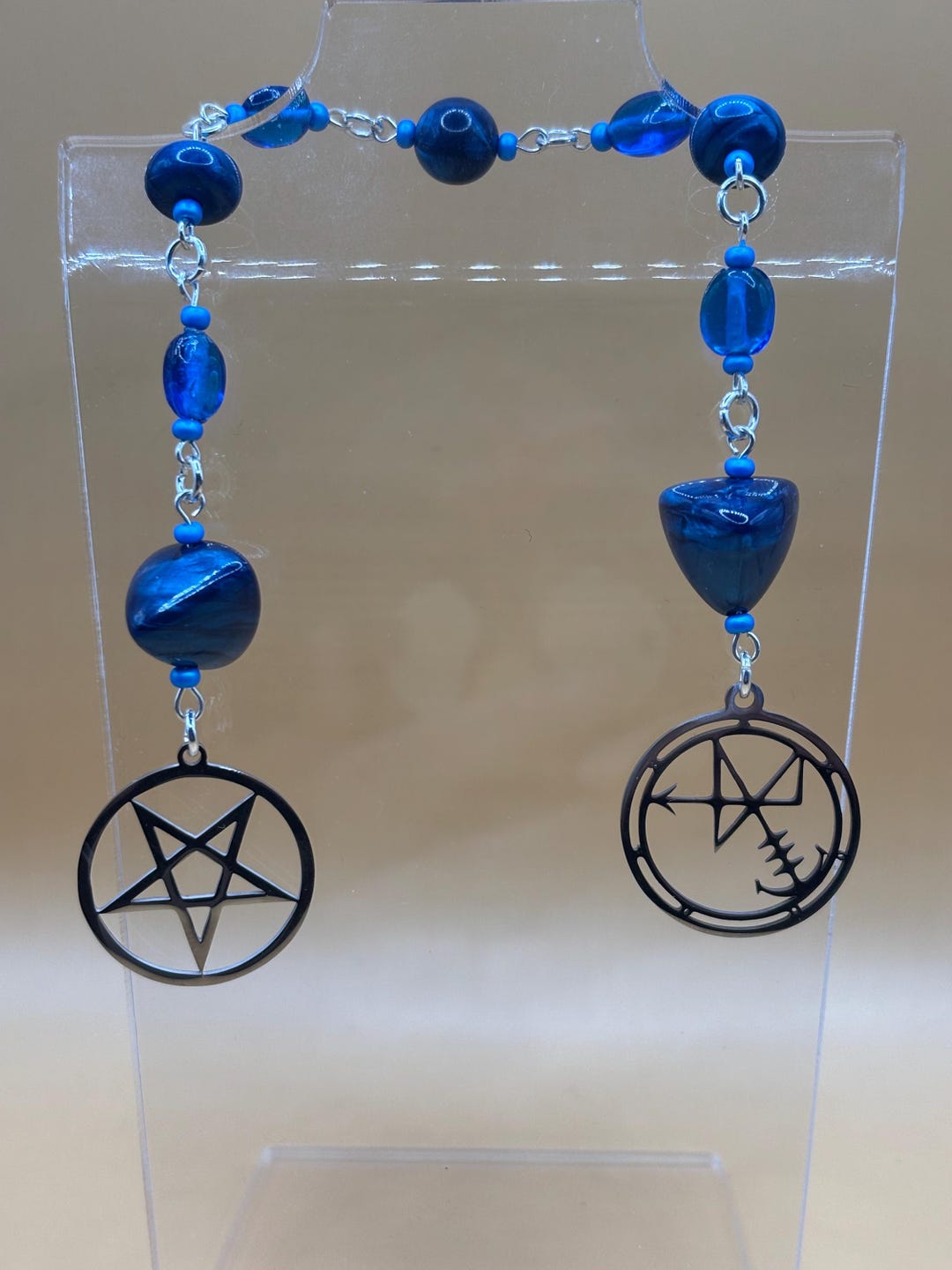 Abaddon’s Sigil Dark Blue Pocket Rosary - Etsy