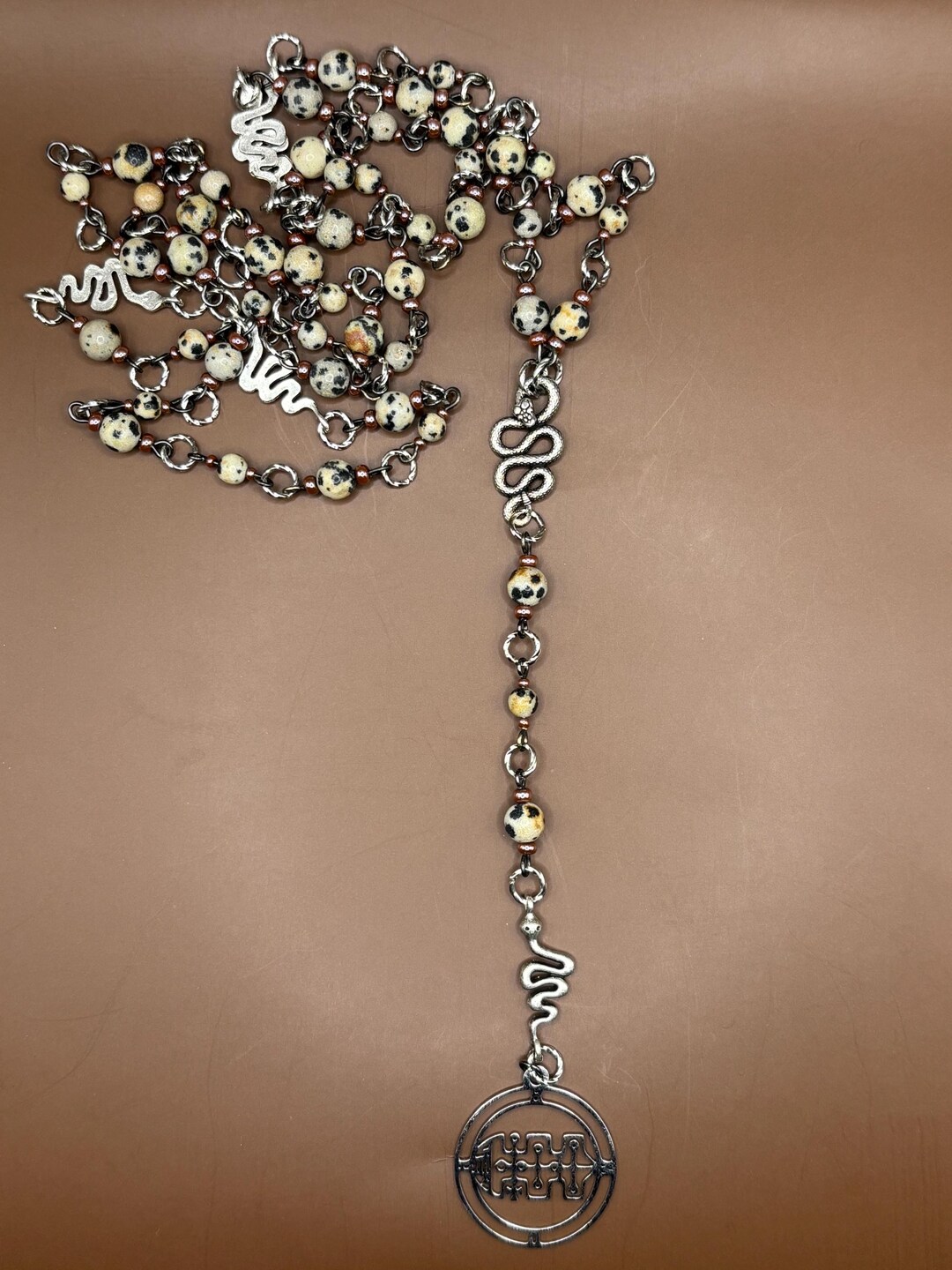 Raums Sigil Snake Rosary - Etsy