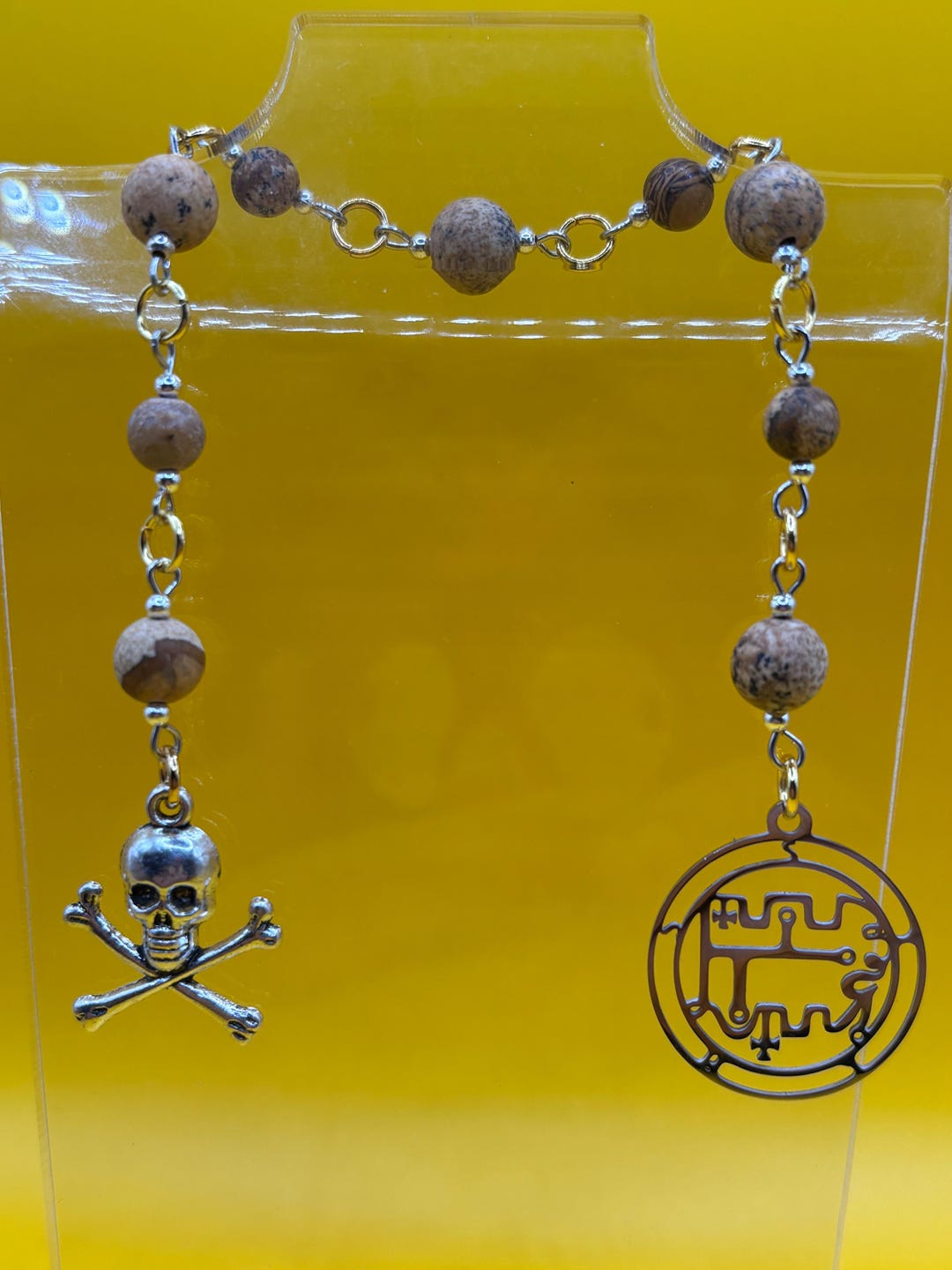 Stolis’s Sigil Skull & Crossbones Pocket Rosary - Etsy