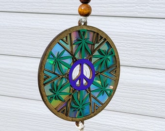 Pot Leaf Peace Sign - Etsy