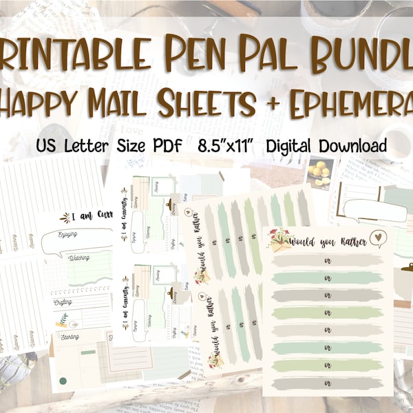 Pen Pal Supplies - Etsy