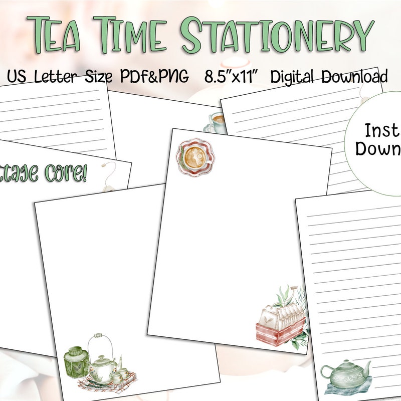 Cottagecore Stationery - Etsy