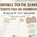 Pen Pal Printable Bundle | Tracker Addresses Sheets Bundle Pen Pal ...