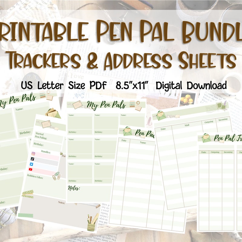 Pen Pal Kit - Etsy