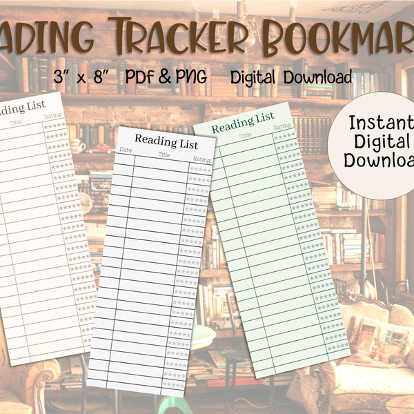 Library Tracker - Etsy