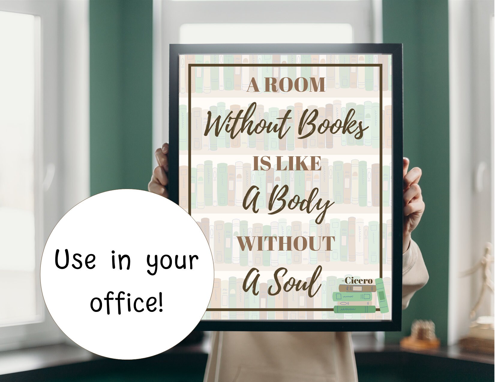 Bookworm Reading Poster Printable Wall Art Book Lover Minimalist Wall ...