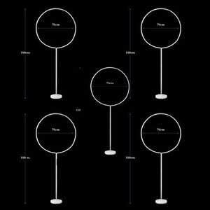 Round Column Balloon Garland Stand Arch Balloon Wreath Ring Party ...