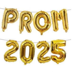 Class of 2025 or Prom 2025 - 16inch Foil Balloons Banners Graduation ...