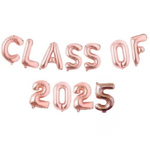 Class of 2025 or Prom 2025 - 16inch Foil Balloons Banners Graduation ...