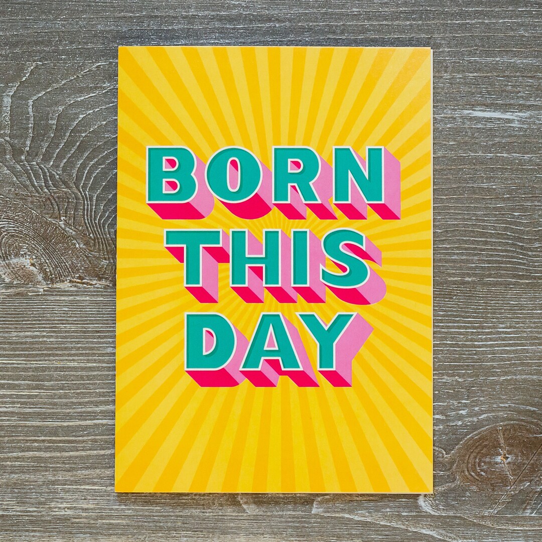 LGBTQ Birthday Card, Digital Download, Queer Bday Card, Gay Birthday ...