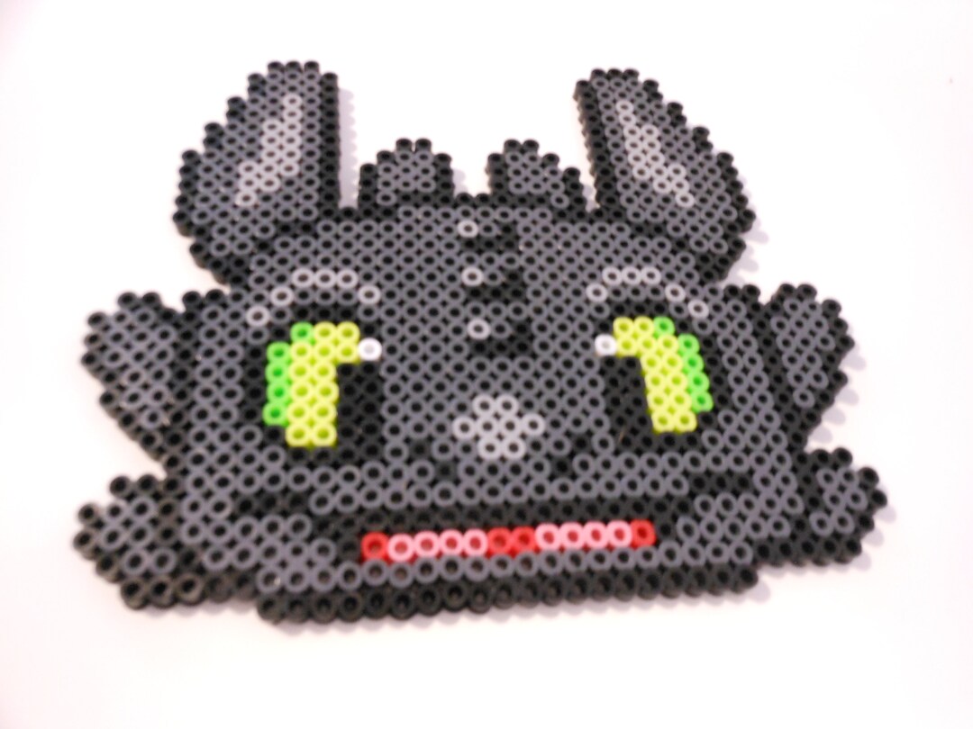 Toothless Perler Figure - Etsy