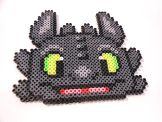 Toothless Perler Figure | Etsy