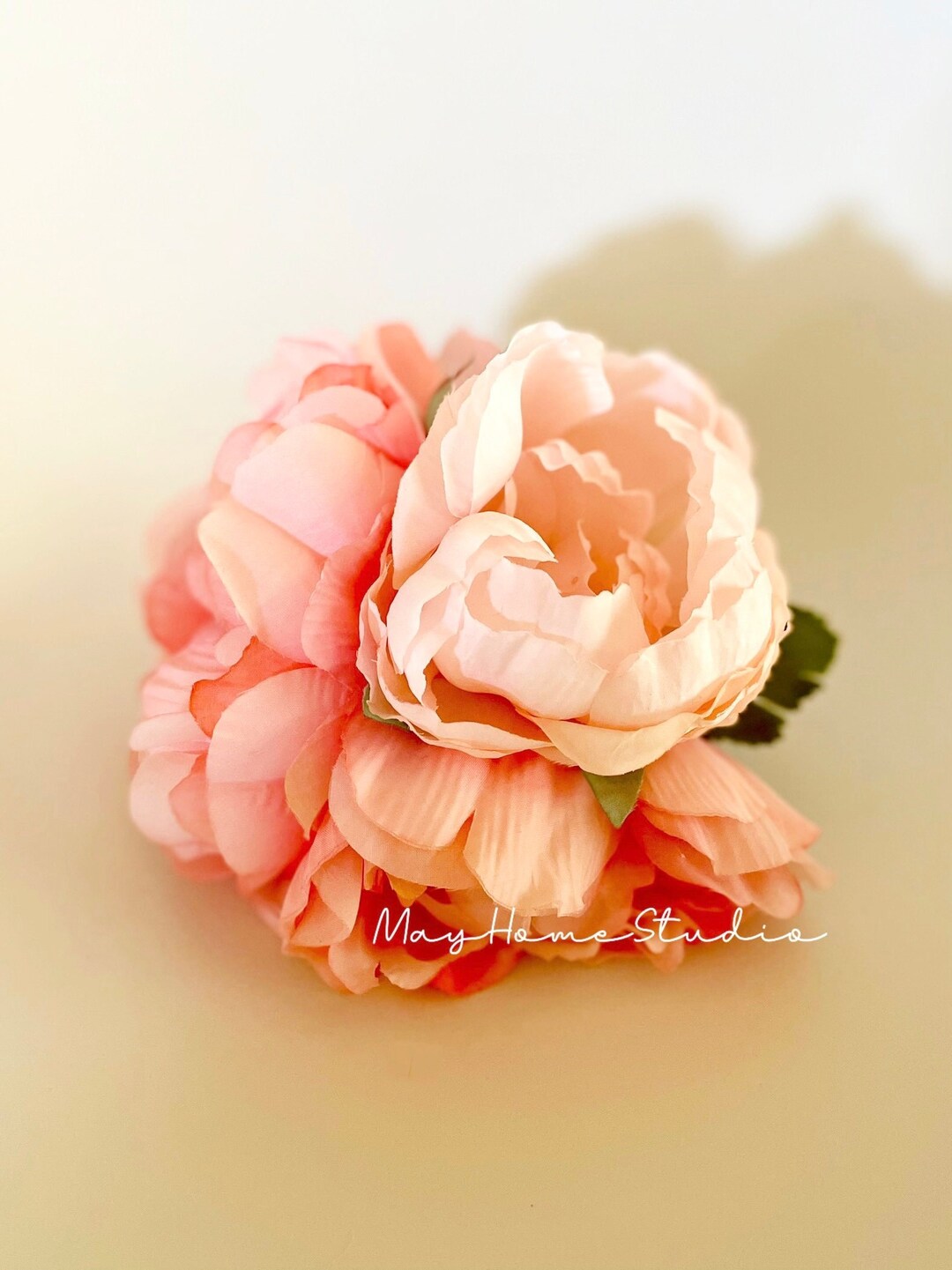 Pink Peony Cake Topper | Flower Cake Topper | Wedding Cake Topper ...