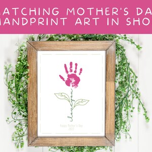 Printable Mother's Day Fingerprint Card | Finger Print Art | Mother's ...