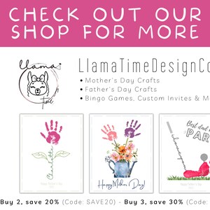 Custom Mother's Day Handprint Craft Butterfly Hand Print Art Mother's ...