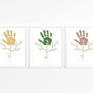 Custom Mother's Day Handprint Craft | Tree Handprint Art | Mother's Day ...