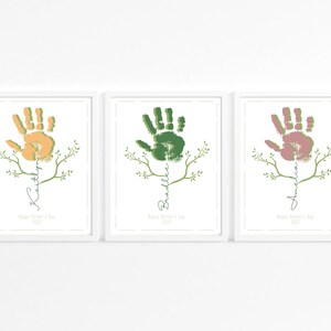 Custom Mother's Day Handprint Craft Tree Handprint Art Mother's Day ...