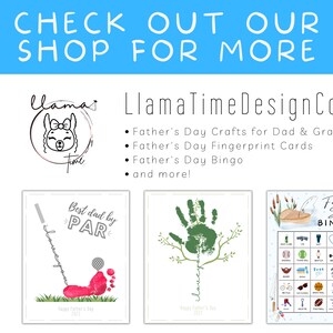 Printable Father's Day Footprint Craft Foot Print Art - Etsy