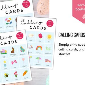 Printable Easter Bingo Peeps Bingo Kids Easter Bingo | Etsy