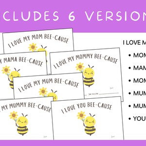 Printable Mother's Day Handprint Craft | Bee-cause Art | Hand Print Art ...