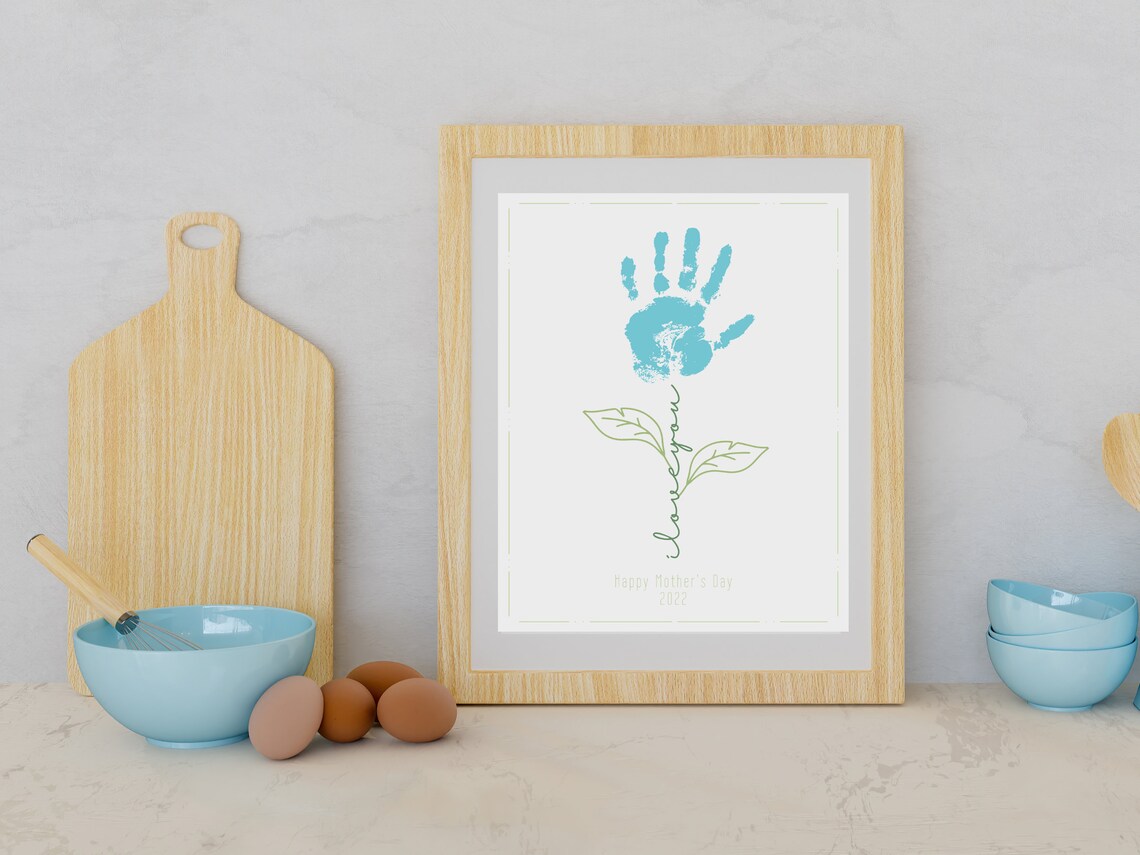 Printable Mother's Day Handprint Craft Hand Print Art - Etsy