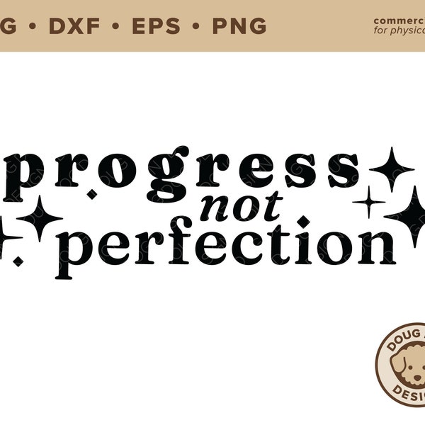 Progress Perfection - Etsy