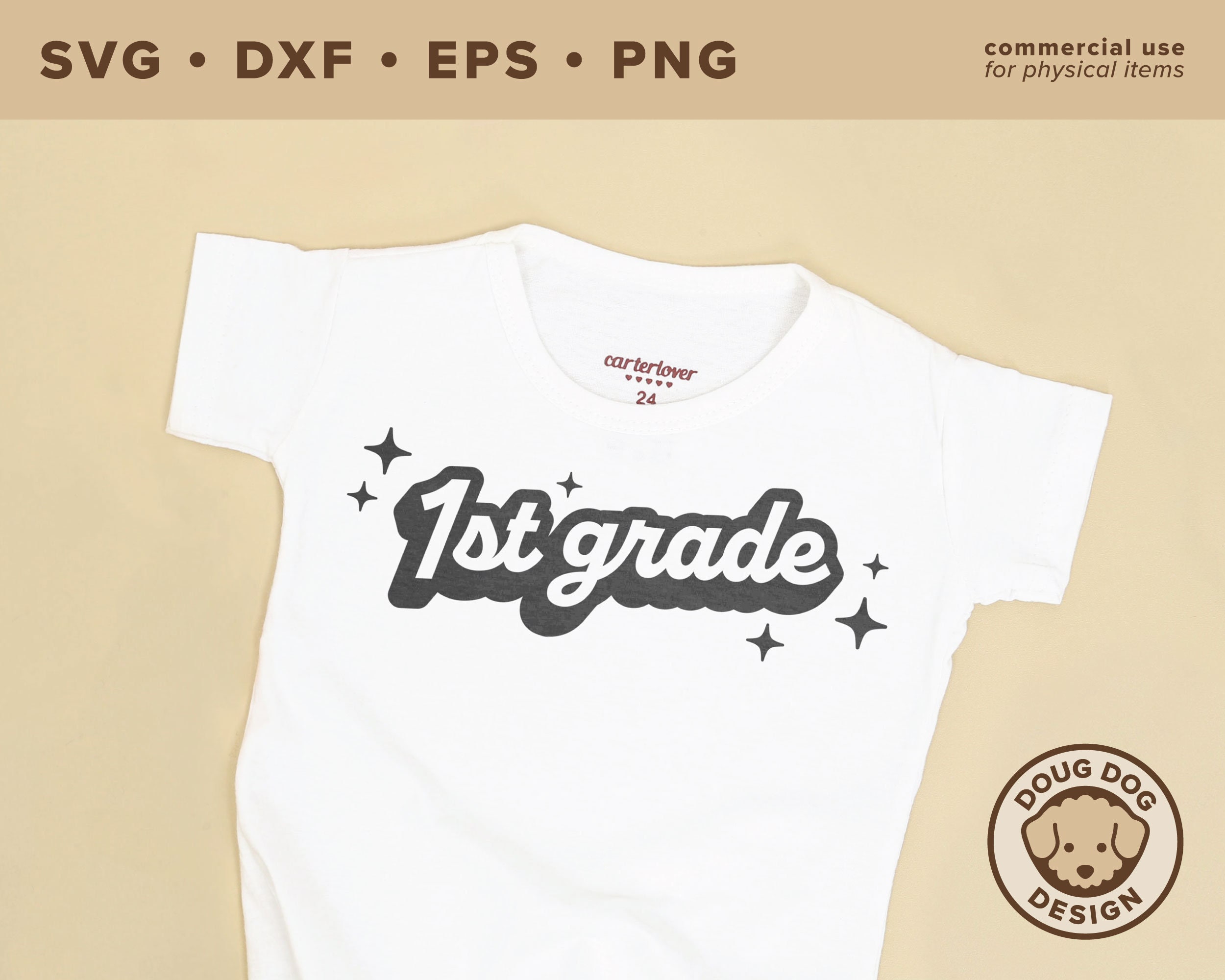 1st Grade SVG Cut File Back to School Svg First Teacher - Etsy