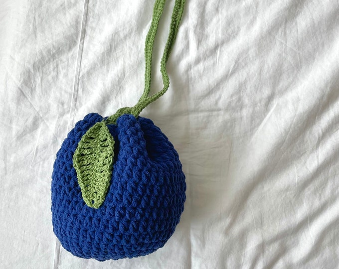 Blueberry Crochet Bag - Etsy