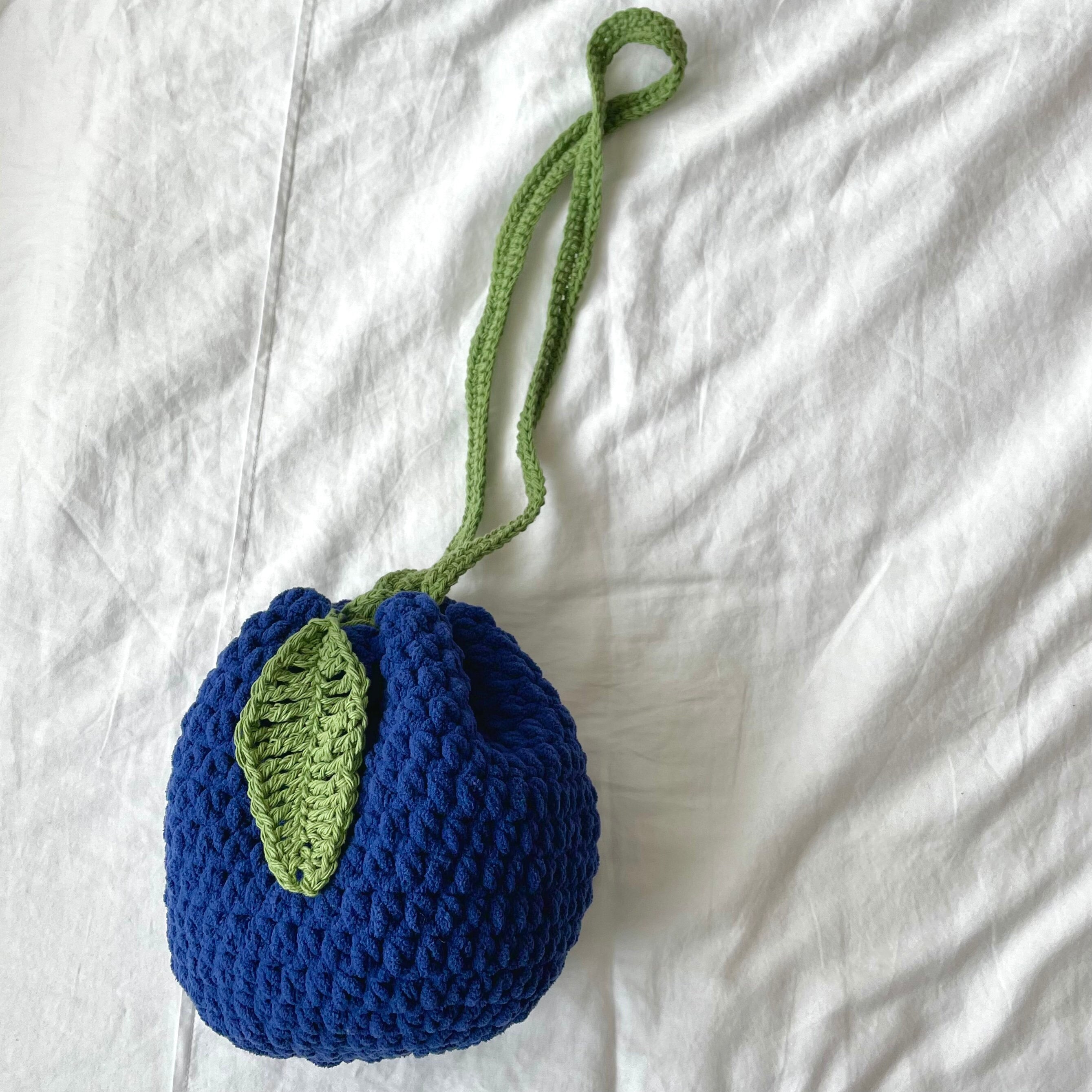 Blueberry Crochet Bag - Etsy