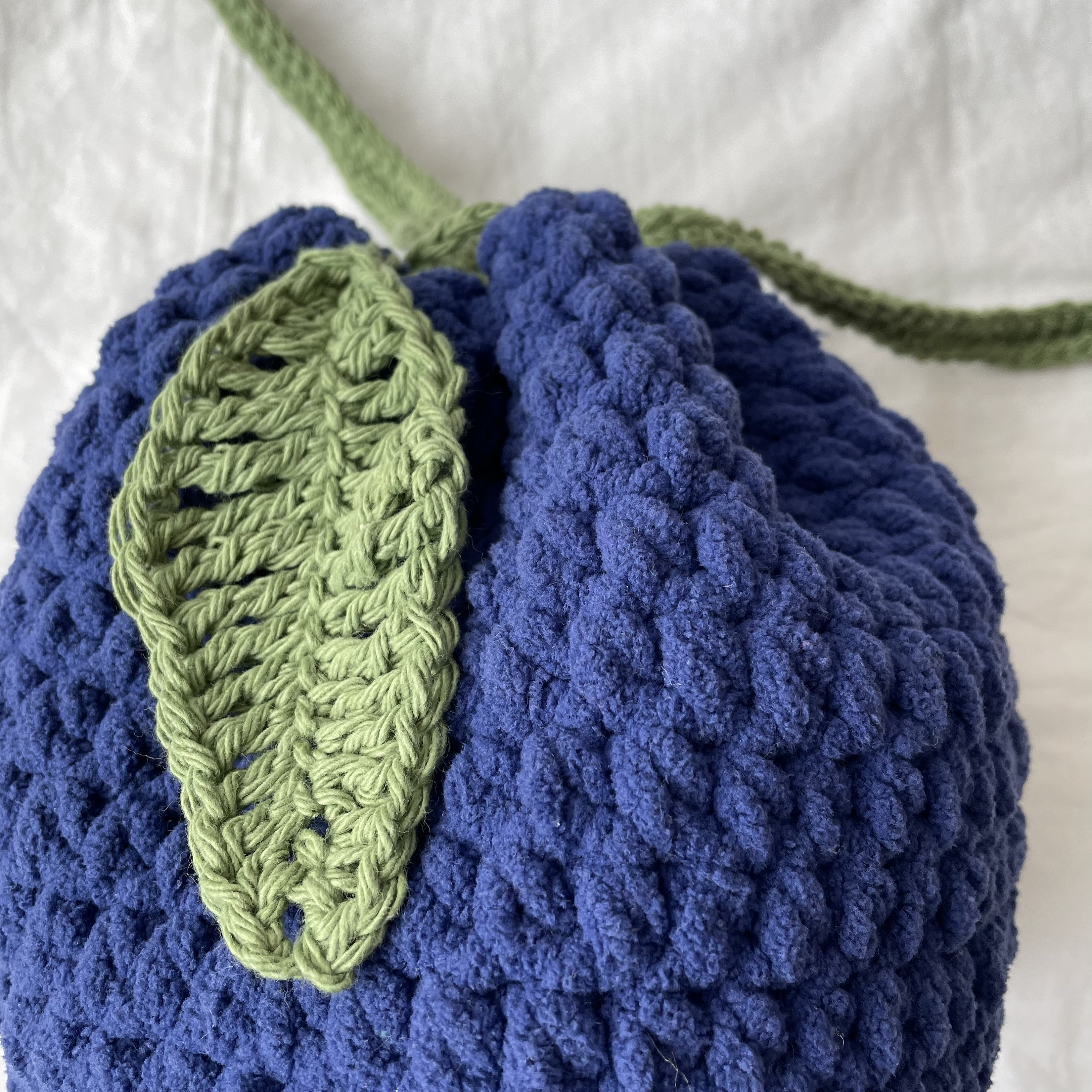 Blueberry Crochet Bag - Etsy