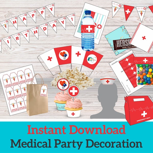 Nurse Themed Party Decorations - Etsy UK