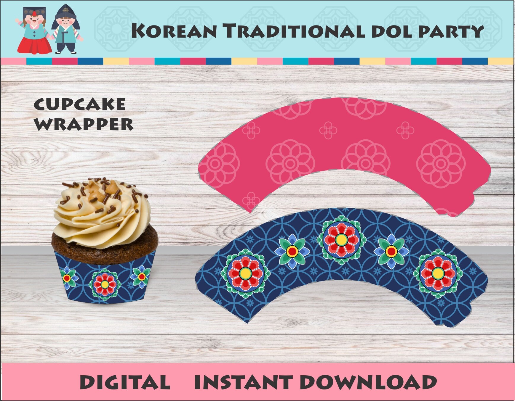 Korean Style Party, 1st Birthday Decorations, Traditional Birthday ...