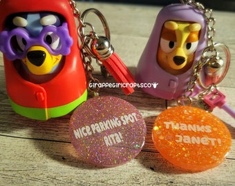 Rita and Janet Keychain - Etsy