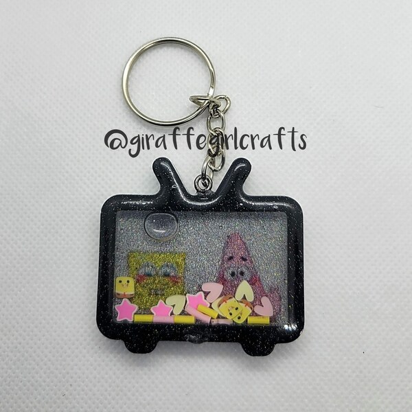 Spongebob Keychain - Etsy