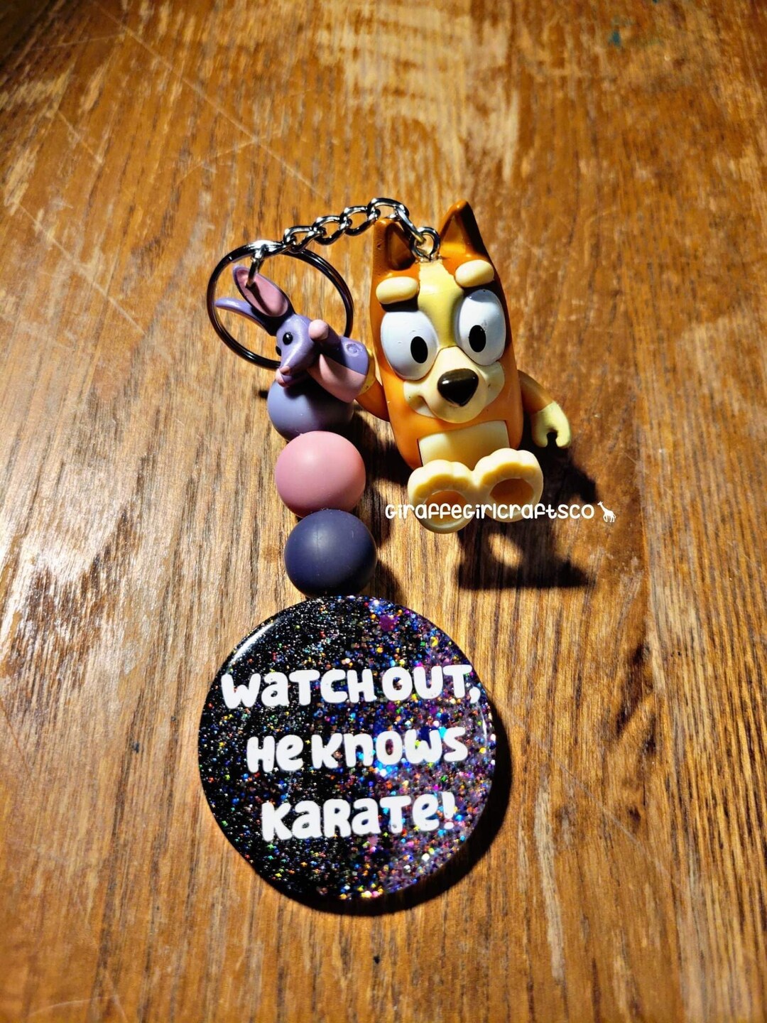 Bingo Bob Bilby Resin Keychain Bingo and Bob Bilby Bluey Inspired Gift ...