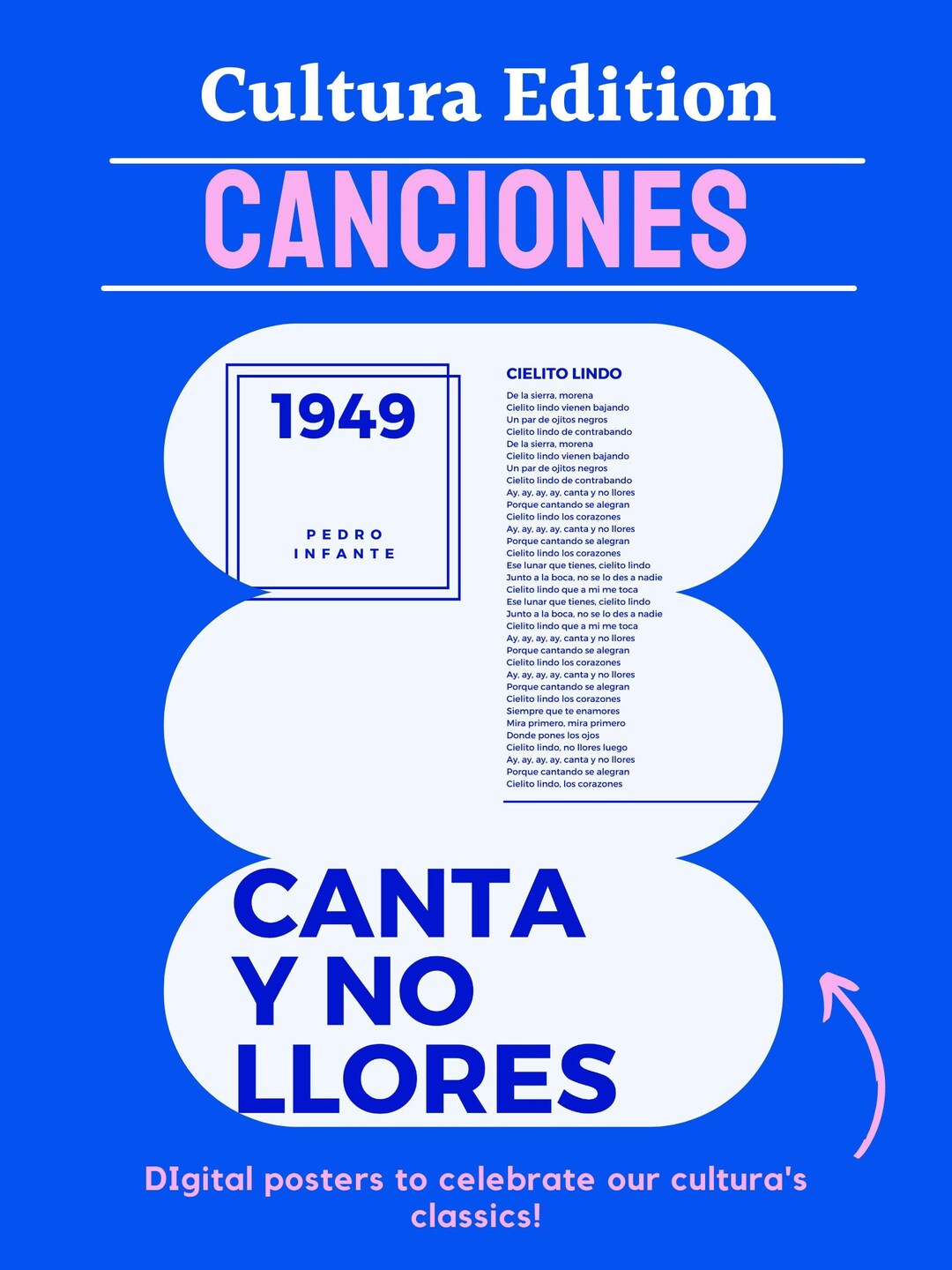 Cielito Lindo Minimalist Poster - Etsy