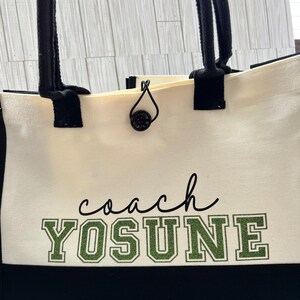 Cheer Coach Bag, Cheer Teacher Tote Bag, Dance Coach Recital Gift ...