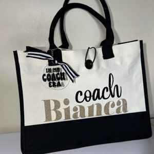 Cheer Coach Bag, Cheer Teacher Tote Bag, Dance Coach Recital Gift ...