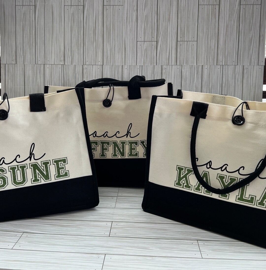 Cheer Coach Bag, Cheer Teacher Tote Bag, Dance Coach Recital Gift ...