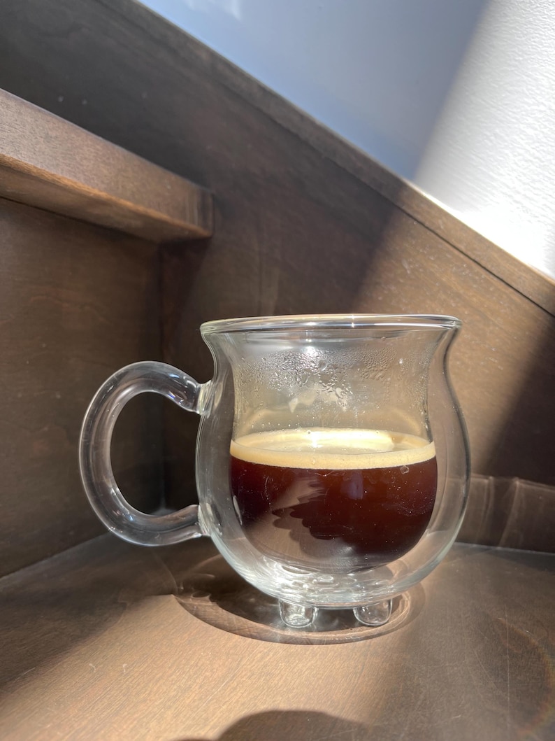 Clear Double Walled Cauldron Mug: Witchy Drinkware, Coffee and Tea Cup ...