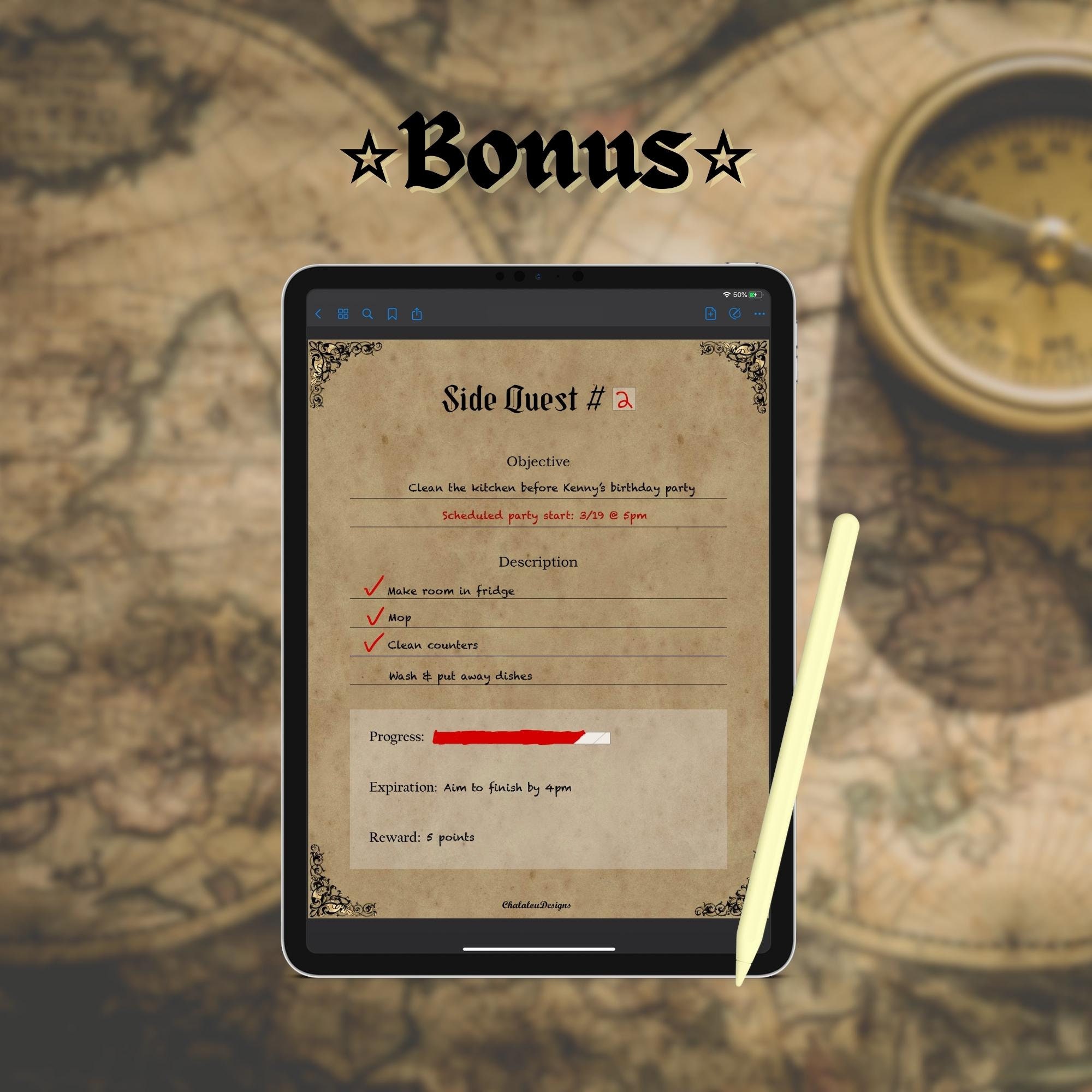 2024 Fantasy Game Planner, Digital Planner, Motivational Planner ...