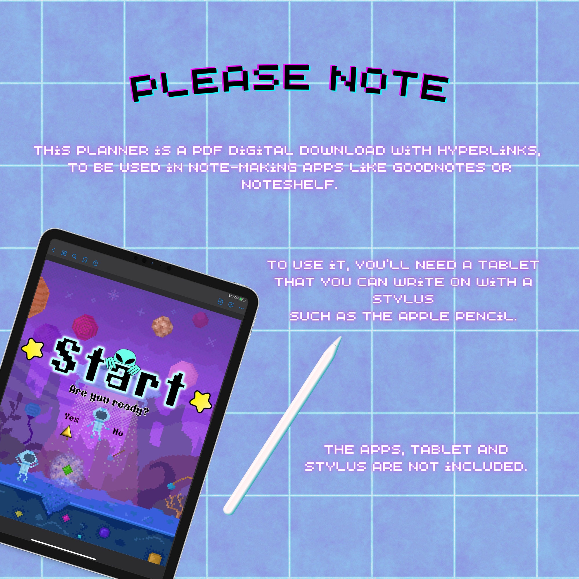 2024 Retro Game Planner, Digital Planner, Motivational Planner ...