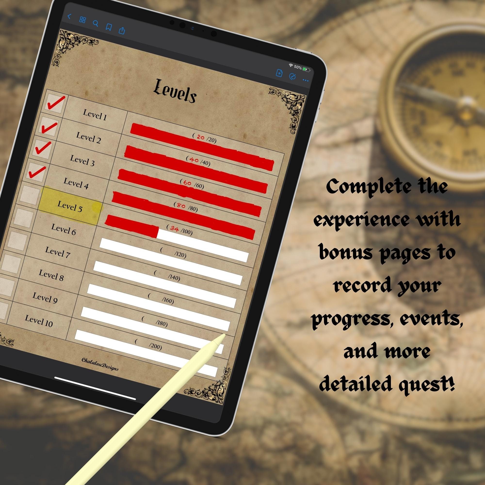 2024 Fantasy Game Planner, Digital Planner, Motivational Planner ...