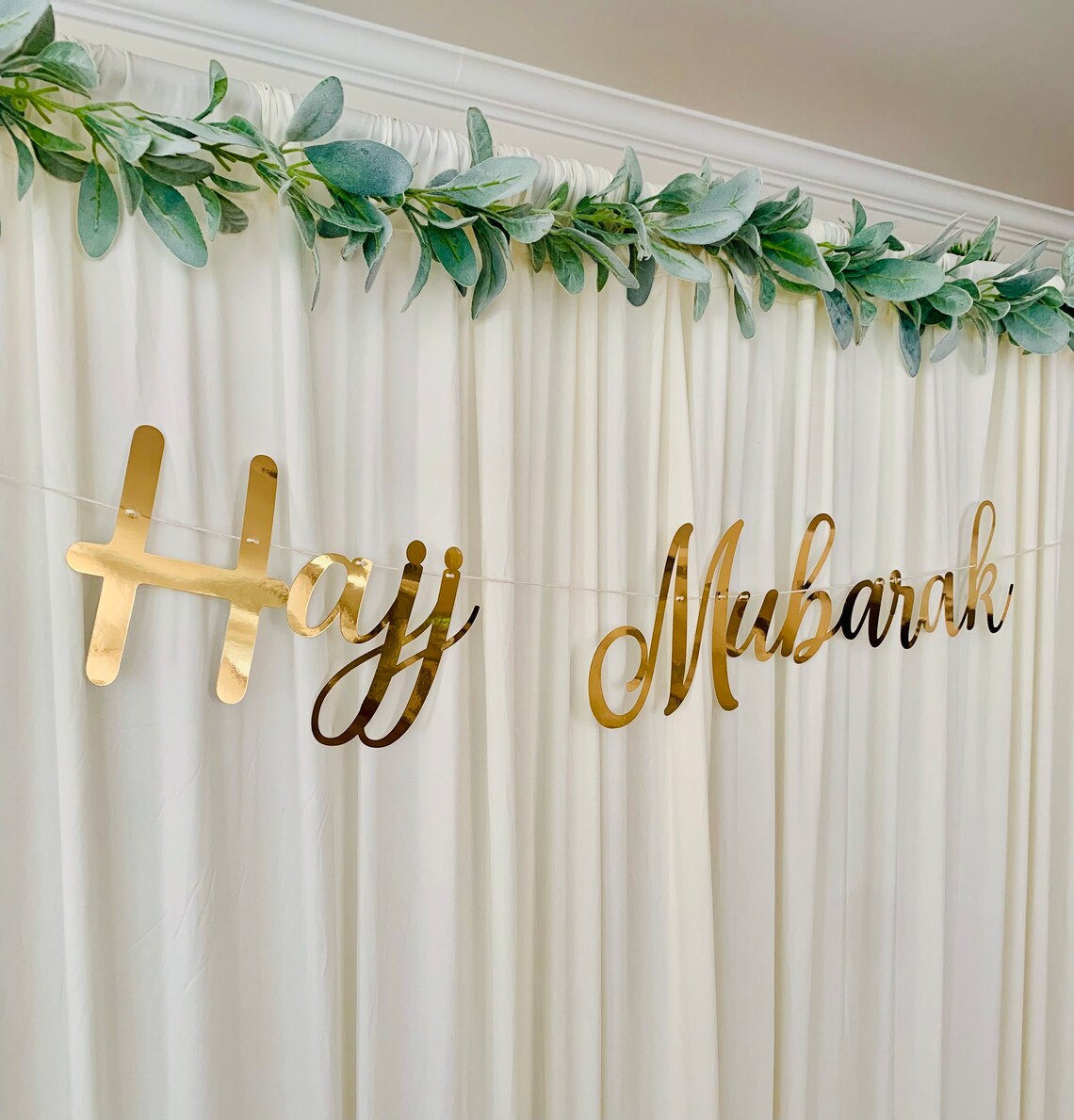 Hajj Mubarak Banner, Ramadan/eid Party Decorations, Islamic Decor ...