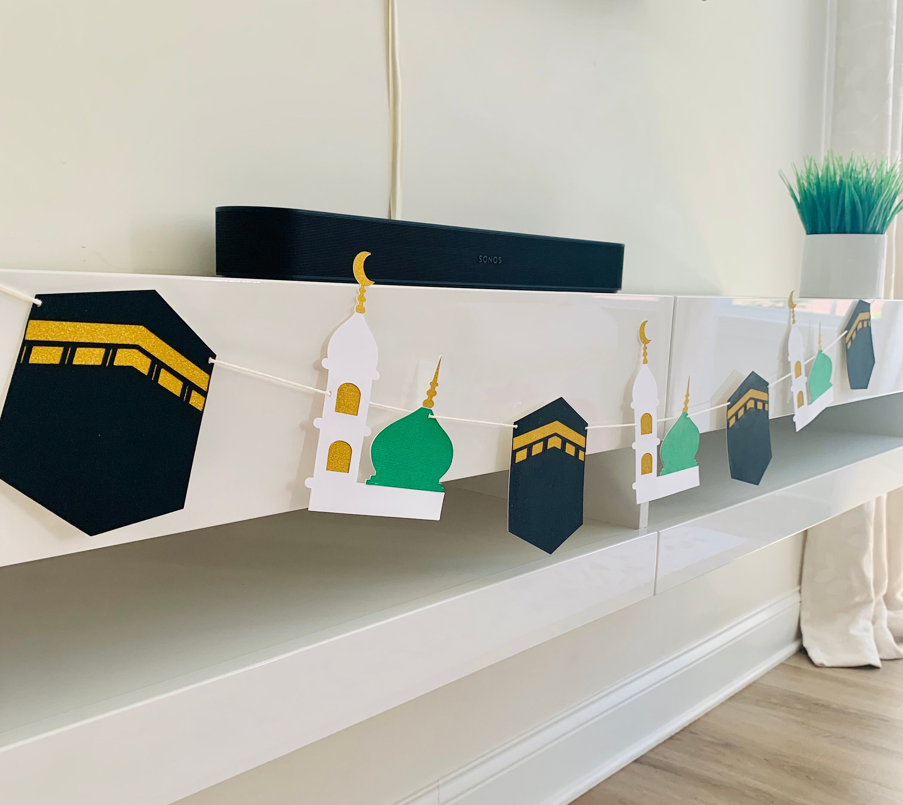 Kaaba Madina Banner,ramadan Banner,islamic Home Decor, Ramadan Deco ...