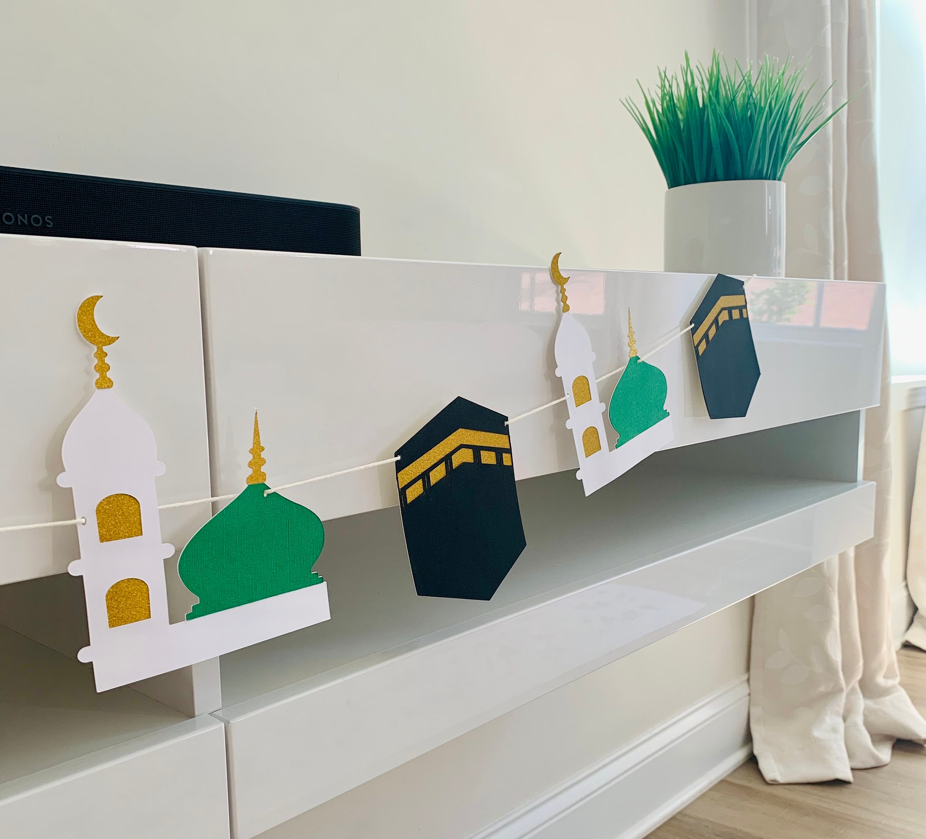 Kaaba Madina Banner,ramadan Banner,islamic Home Decor, Ramadan Deco ...