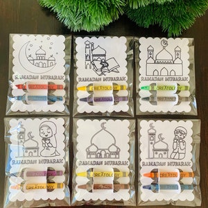 Ramadan Coloring Cards for Kids,ramadan & Eid Kids Activity, Kids Eid ...