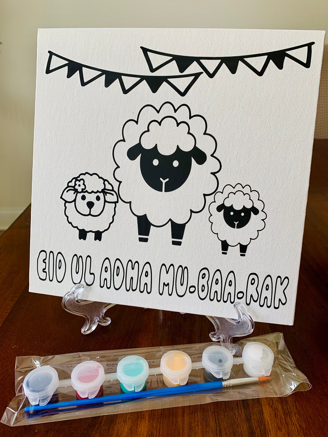 Ramadan Eid Canvas Panel Coloring Activity for Kids,eid Kids Activities ...