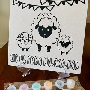 Ramadan Eid Canvas Panel Coloring Activity for Kids,eid Kids Activities ...