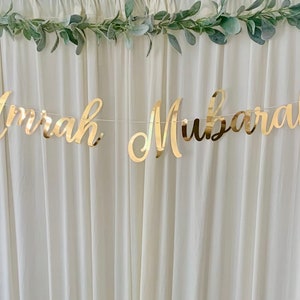 Umrah Mubarak Banner, Ramadan/eid Party Decorations, Islamic Decor ...
